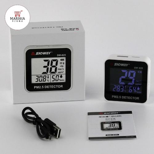 Jual SNDWAY Air Quality Monitoring PM2.5 Pemasangan Tembok atau Meja Temperature Humidity SW ...