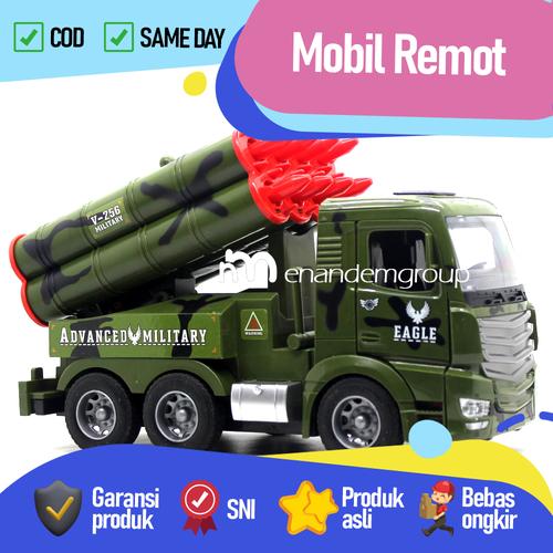 Jual RC Mainan Mobil Remot Kontrol Truk Jeep Militer Roket Rudal ...
