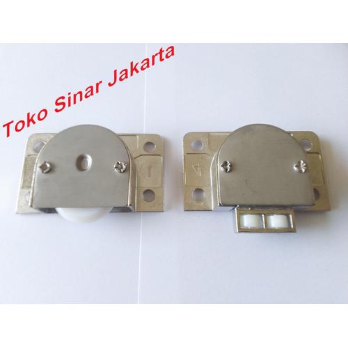 Jual Roda Rel Rell Pintu Lemari Sliding Sleding Geser Dorong Mebel ...