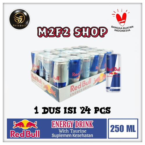 Jual Red Bull Energy Drink Blue Silver Can | Suplemen Kesehatan Kaleng ...