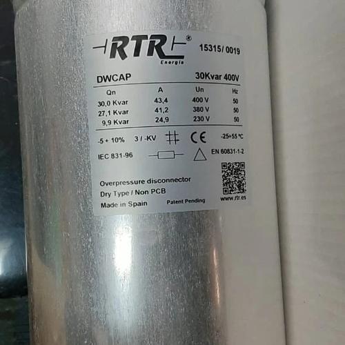 Jual RTR 3 Phase Capacitor 30KVAR 400 volt - Jakarta Utara - DMU ...