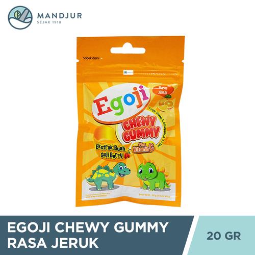 Jual Egoji Chewy Gummy Jeruk Isi 10 Butir - Permen Gummy Vitamin C ...