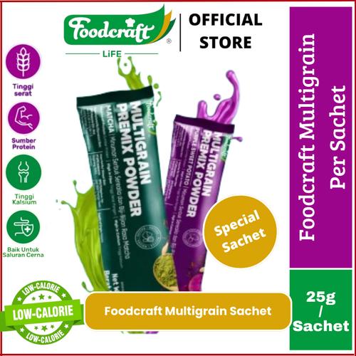 Jual 【Special Per Sachet】Foodcraft Multigrain Premix Cereal Powder ...