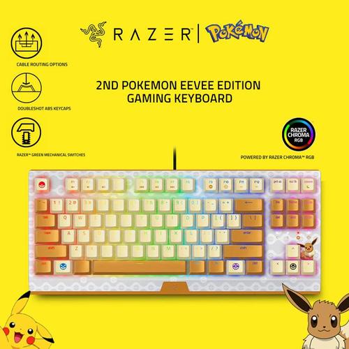 Jual [DISC] RAZER BLACKWIDOW V3 TKL - POKEMON EEVEE LIMITED EDITION ...