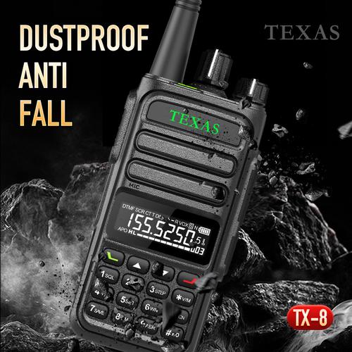Jual Ht Tx-8 Texas Two Way Radio Vhf range Jarak jauh Lampu Lcd Premium ...