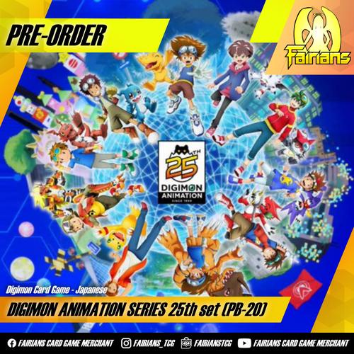 Jual DIGIMON CARD GAME TCG DIGIMON ANIMATION SERIES 25th set (PB-20 ...