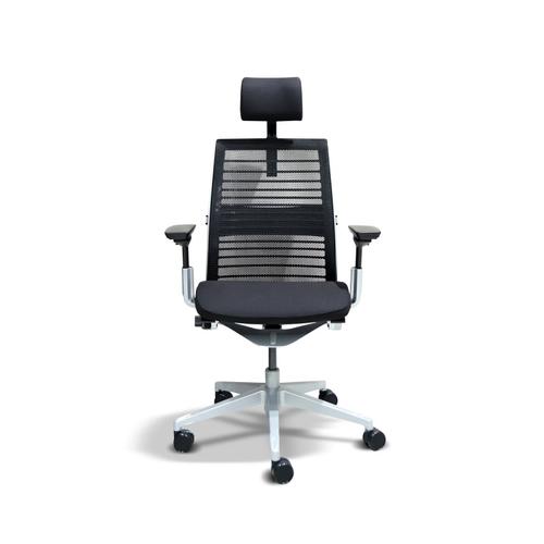 Promo STEELCASE Think Task Chair Metallic with Headrest / Kursi Gaming ...