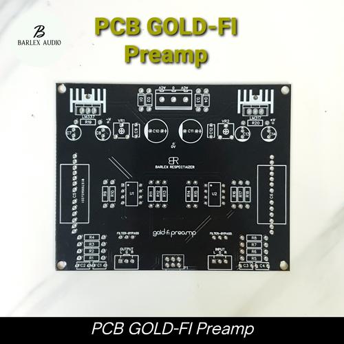 Jual PCB Gold-Fi Preamp Stereo Dual Opamp - Kab. Deli Serdang - Barlex ...