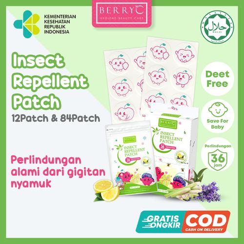 Promo BerryC Mosquito & Insect Repellent Patch 12 Stiker Anti Nyamuk ...