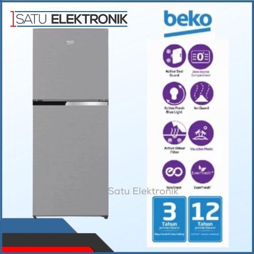 Promo Beko Kulkas 2 Pintu 200 Liter RDNO201 Silver Lemari Es Resmi ...
