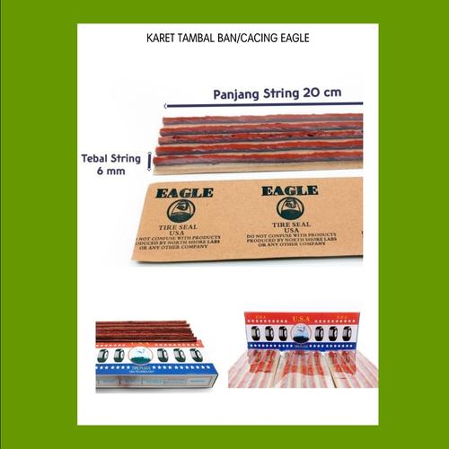 Jual Eagle karet tambal ban cacing usa technology - Kota Tangerang ...