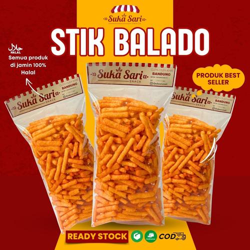 Promo Snack STIK JAGUNG Rasa Keju & Balado | Sukasari Snack - BALADO ...