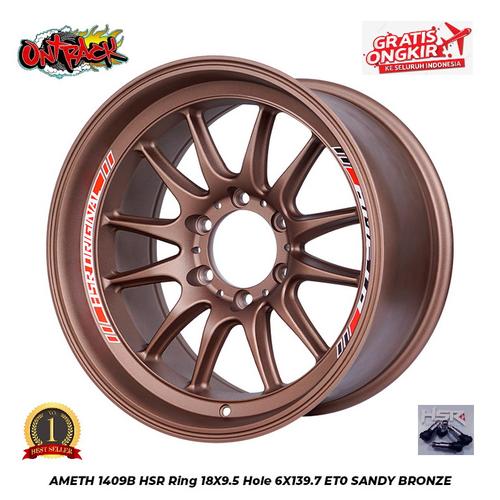 Jual VELG MOBIL RACING R18 HSR AMET PCD 6X139,7 LEBAR 9,5 INCH UNTUK ...