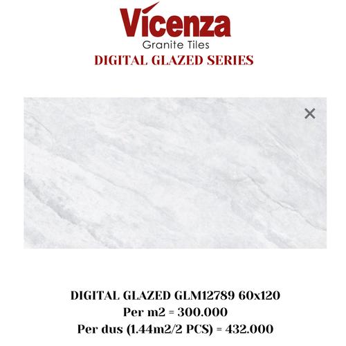 Jual Granite Tile Vicenza 60x120 Digital Glazed Abu Marmer Glossy ...