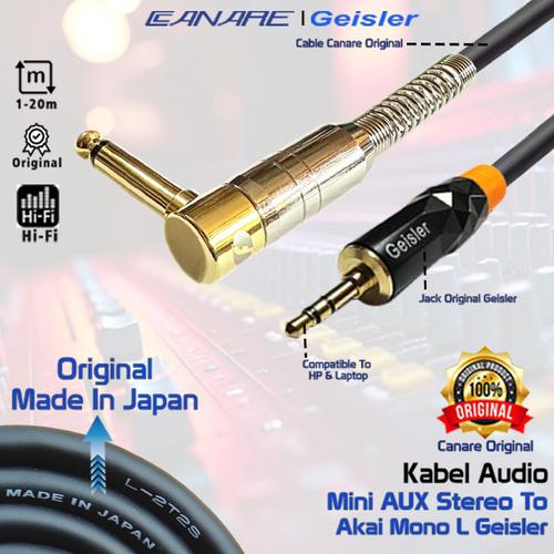 Jual Kabel Audio CANARE ORIGINAL Jack L to Mini Stereo 3.5mm - GEISLER ...