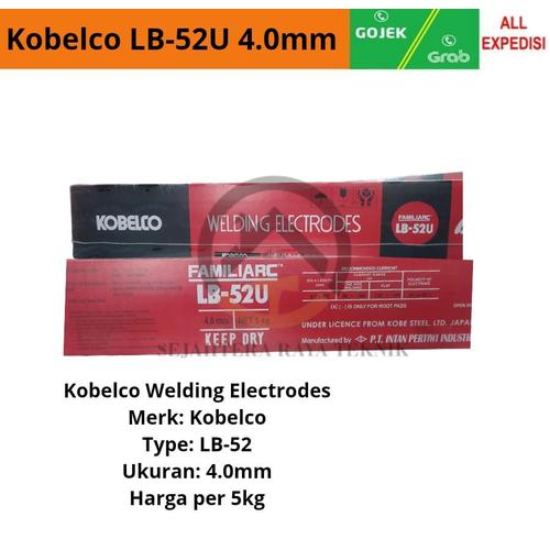 Jual Kobelco Welding Electrodes LB-52U 4.0mm - Jakarta Utara ...