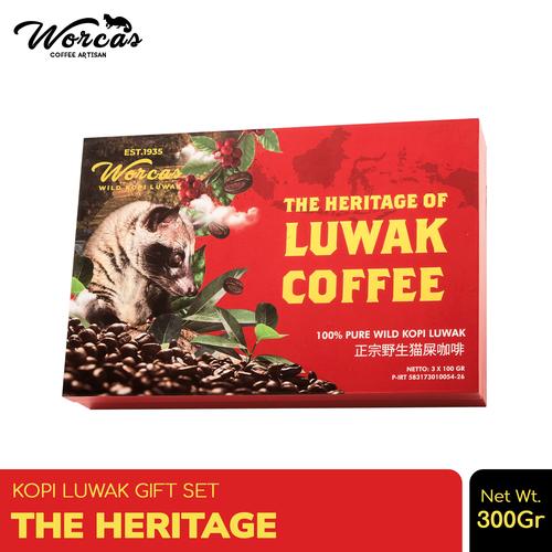 Promo WORCAS Kopi Luwak The Heritage Luxury Package 300gr - KOPI BUBUK ...