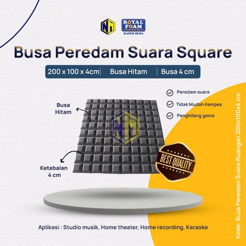 Promo Busa Peredam Suara Model Square Ukuran 200x100x4 cm - Busa Warna ...