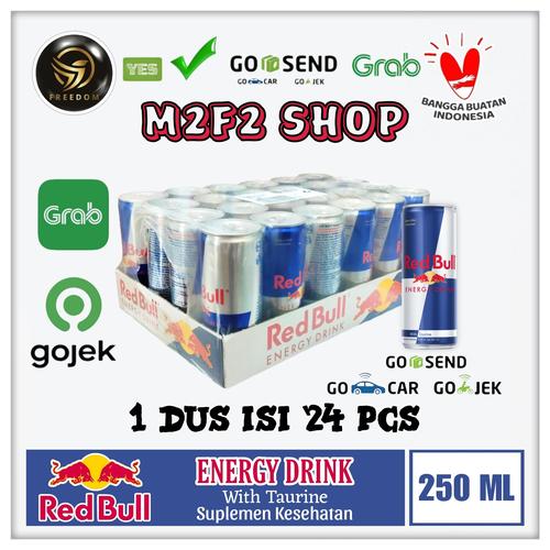 Jual Red Bull Energy Drink Blue Silver Can | Suplemen Kesehatan Kaleng ...
