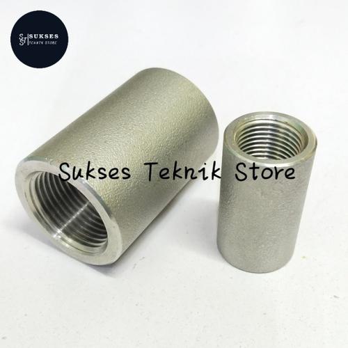 Jual Socket Stainless class 3000 NPT drat 2.5" inch / Socket SS304 drat ...