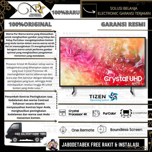 Jual SAMSUNG 65DU7000 - CRYSTAL UHD 4K SMART TV 65'INCH 2024 - UA65DU700KXXD UA65DU7000 ...