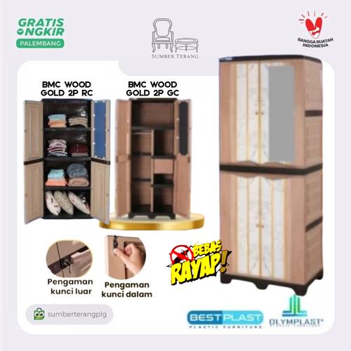 Jual Lemari Pakaian Plastik 2 pintu Bestplast Lemari Baju Plastik BMC ...