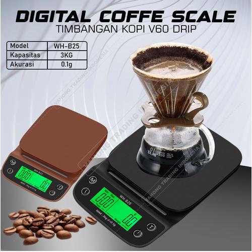 Jual Timbangan meja digital V60 timer Sanbei COffee Drip Scale 3kg*0.1g ...