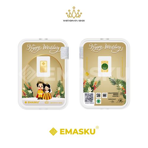 Promo EMASKU Moment Happy Wedding International 0.5 Gr Cicil 0% 3x ...