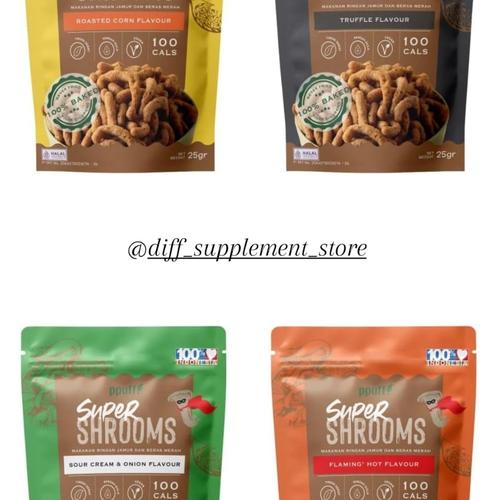 Jual PPUFF SUPERSHROOMS 25 GR SNACK SEHAT HIGH PROTEIN LOW CALORIE ...