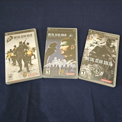 Jual PSP/UMD Metal Gear Solid Portable Ops, Plus, Peace Walker R1/US ...