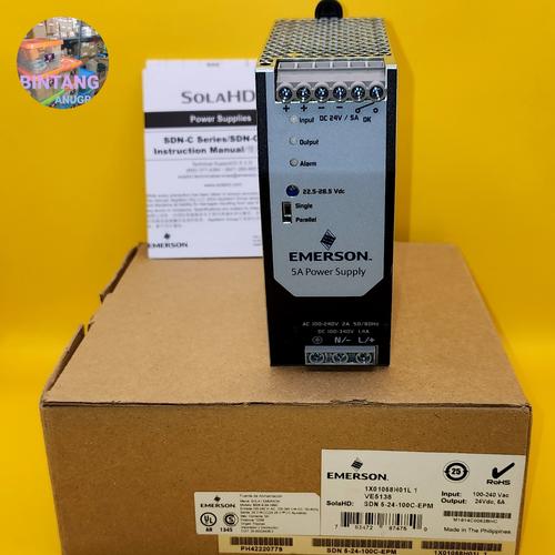 Jual EMERSON SDN 5-24-100C POWER SUPPLY 24VDC 5A - Jakarta Barat ...