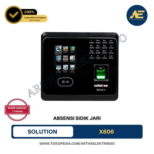 Jual Solution X606 S Finger Print - Fingerprint - Mesin Absensi Sidik ...