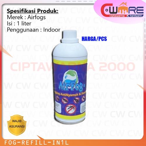 Jual 1 Liter Airfogs Cairan Fogging Indoor Outdoor Obat Fogging Anti ...