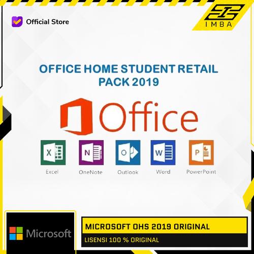 Promo Microsoft Office Home and Student 2019 Original Retail Pack Cicil ...