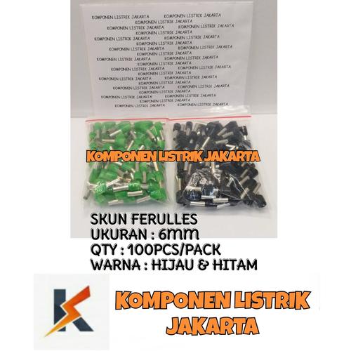 Jual Skun Ferulles 6mm / Skun Ferules 6 / Skun Ferules LT-6 / Skun ...