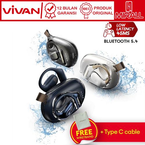 Jual VIVAN SPORT X2 OWS Open Ear True Wireless Earbuds IPX5 Dual ENC ...