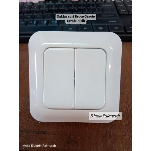 Jual SAKLAR SAKELAR SERI BROCO GRACIO 1 ARAH - Cream - Jakarta Pusat ...