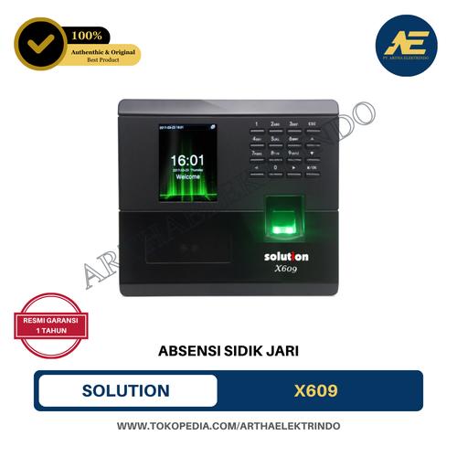 Jual Mesin Absensi Solution X609 Fingerprint x609 - Jakarta Utara ...