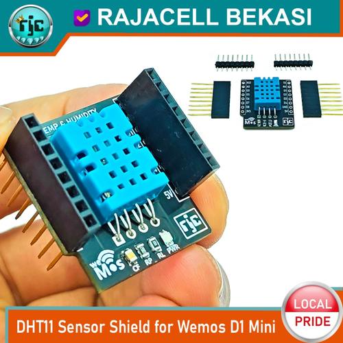 Jual Wemos D1 Mini DHT11 DHT 11 Module Sensor Shield Suhu Kelembapan ...