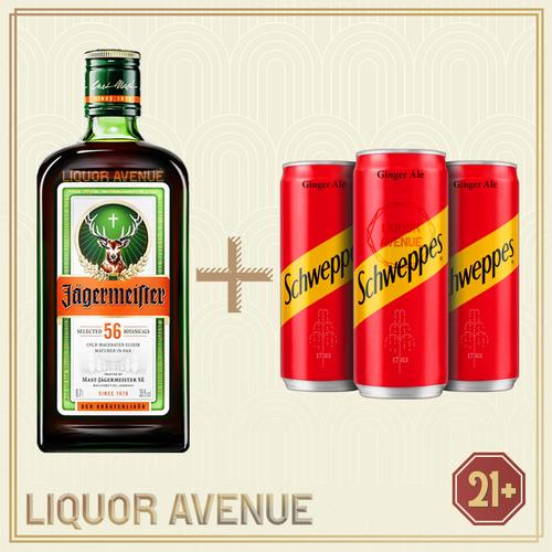 Promo Jagermeister Liqueur 700ml + 3 Can Ginger Ale Cicil 0% 3x ...