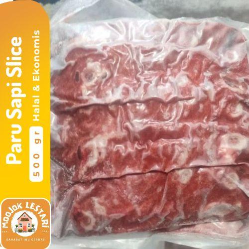 Jual Paru Sapi Slice/Lembaran Beku 500gr Halal Murah Frozen Bersih ...