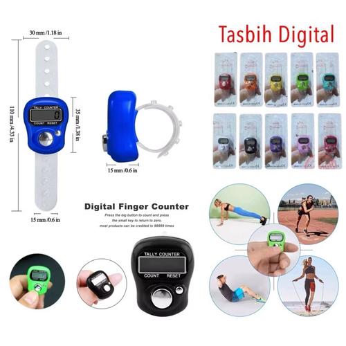 Jual TASBIH DIGITAL MINI ALAT HITUNG ELEKTRIK FINGER TALLY COUNTER MINI ...