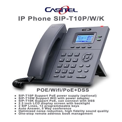 Jual IP Phone SIP-T10PoE-T10Wifi-T10K can connect DSS32 - T10K ...