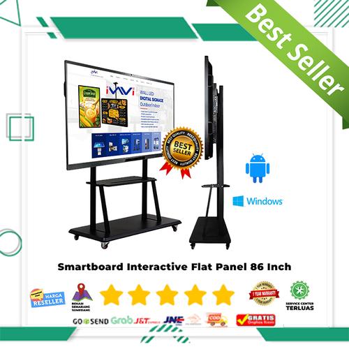 Jual Smartboard Interactive Flat Panel 86 Inch Dual OS dan Standing ...