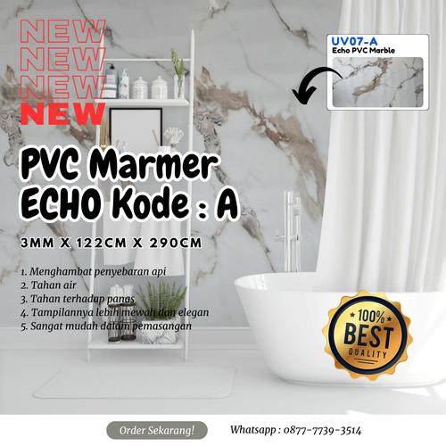 Jual UPVC Marmer ECHO / UPVC Marble Panel / UV Marble 1,2m x 2,9m Kode ...