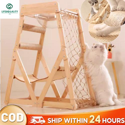 Promo L&Q Bingkai memanjat kucing/ sarang kucing/ Platform melompat ...