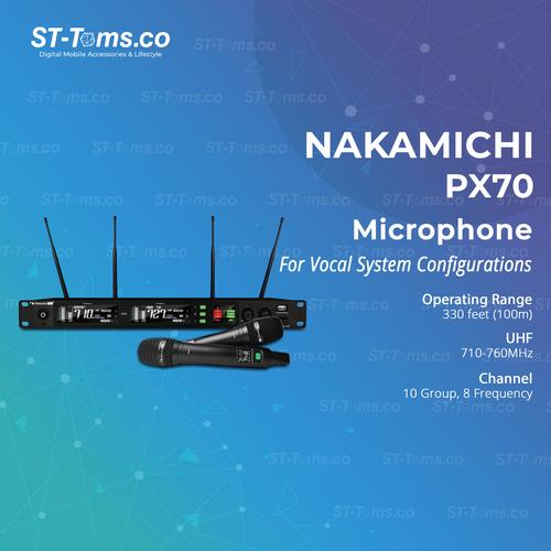 Promo Nakamichi PX70 / PX 70 Professional Wireless Microphone with ...