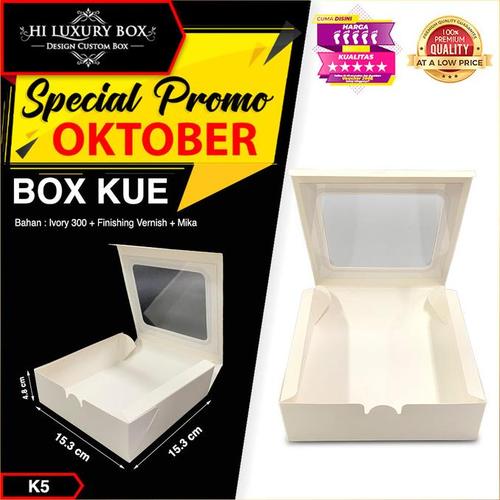Jual ANN Kotak Kue Mika - Dus Kue Jendela Mika - Kotak Pie / Brownies ...