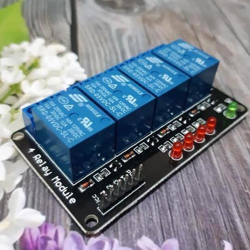 Jual Relay Module 4 Ch Low Level Trigger 5V Tanpa Optocoupler High ...