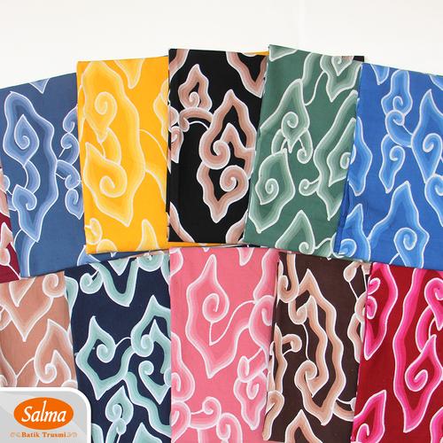 Jual BATIK SALMA Bandung Kain Batik Tulis Motif Mega Mendung Full Bahan ...